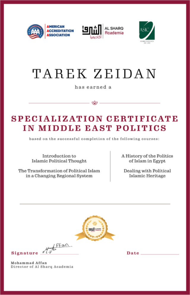 Why Al Sharq Academia’s Specialization Certificates?